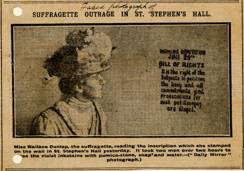 Marion Wallace-Dunlop: The First suffragette Hunger Striker – UK Vote ...