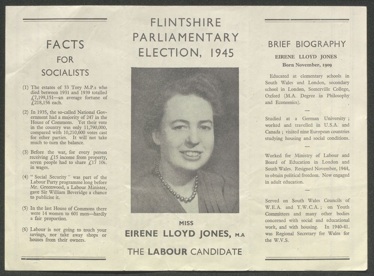 Dorothy Rees and Eirene White – UK Vote 100: Looking forward to the ...